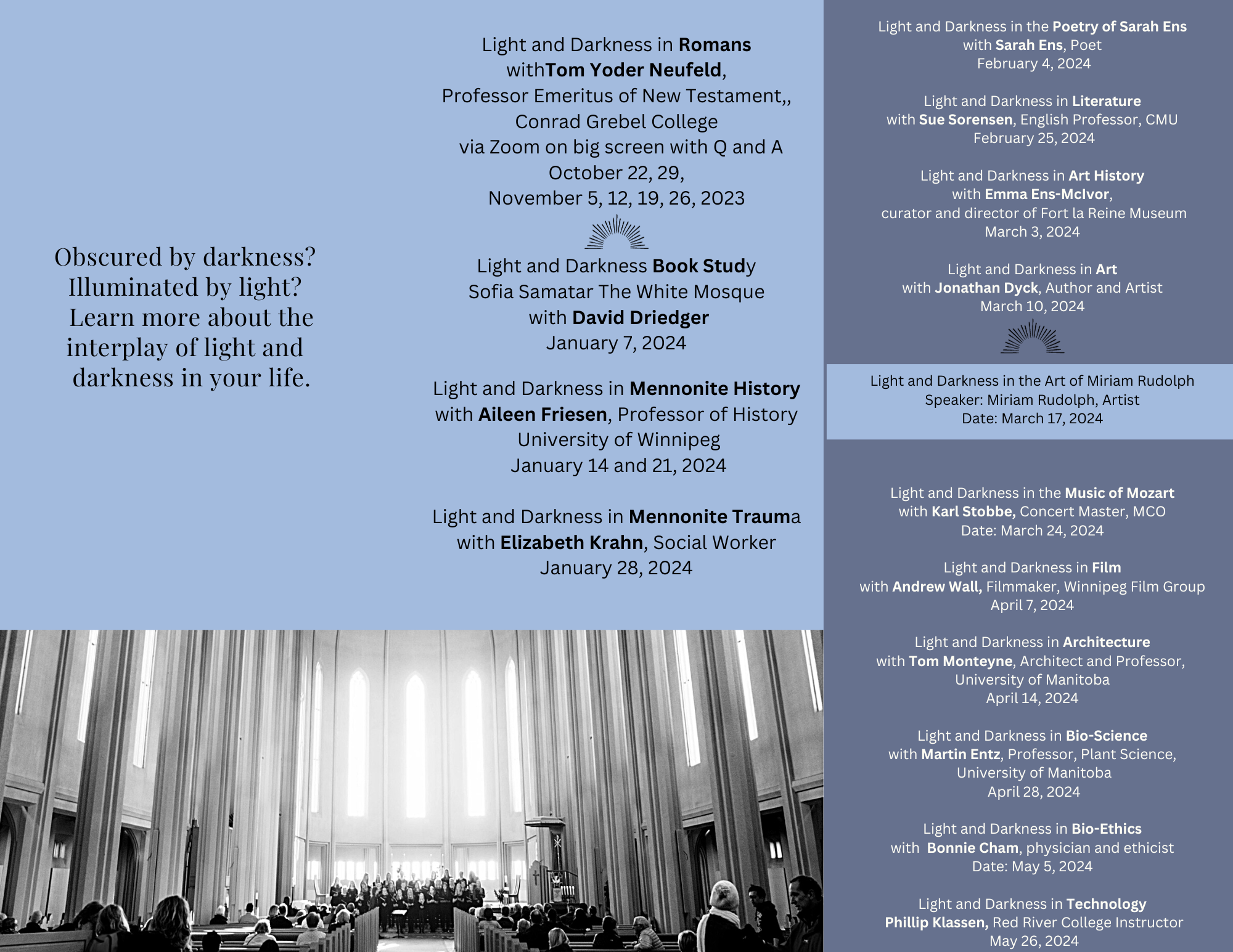 Special Events – First Mennonite Church of Winnipeg